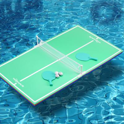 Mejore su fiesta de piscina con el diseño de EVA tenis de mesa de agua verde 9.31 pulgadas raqueta
