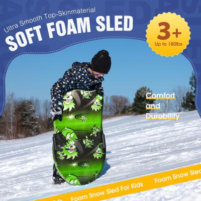 China PE Core 36 inch Foam Snow Sled voor Kinderen Lichtgewicht en 1,18lbs Board Gewicht Te koop