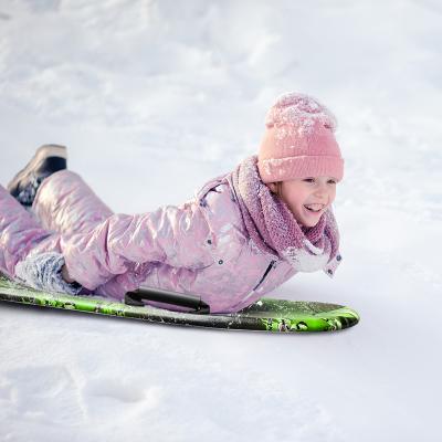 China PE Core 36 inch Foam Snow Sled voor Kinderen Lichtgewicht en 1,18lbs Board Gewicht Te koop