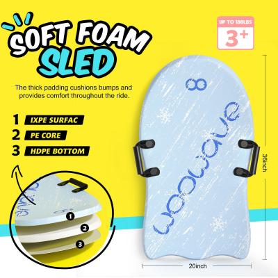 China Customized 36 Inch Skiing Board Foam Snow Sled for All Mountain Adventures for sale