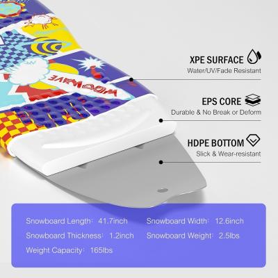 China Outdoor Freestyle Ski Toy Snowboard Scooter 41.7inch with Pull Rope and Handle for sale