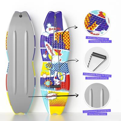 China Outdoor Freestyle Ski Toy Snowboard Scooter 41.7inch with Pull Rope and Handle for sale