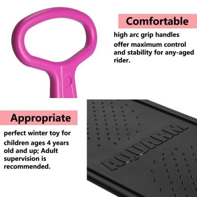 Cina Plastico Snow Sled Scooter Snowboard sci pieghevole per gli sport invernali 36 * 32 * 10 pollici in vendita