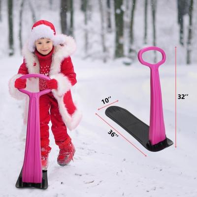 Cina Plastico Snow Sled Scooter Snowboard sci pieghevole per gli sport invernali 36 * 32 * 10 pollici in vendita