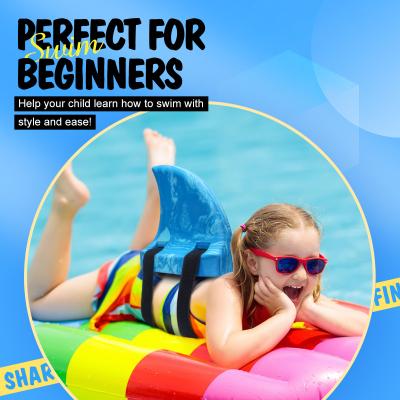 Cina EVA materiale nuoto squali pinne design accessori ad alta velocità per bambini bambini nuoto in vendita