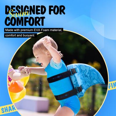 Cina EVA materiale nuoto squali pinne design accessori ad alta velocità per bambini bambini nuoto in vendita
