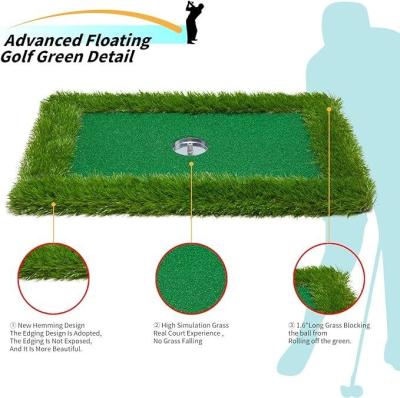 China Grão de golfe flutuante personalizado para piscinas Impressão de transferência de calor e tapetes de colocação de logotipos OEM à venda