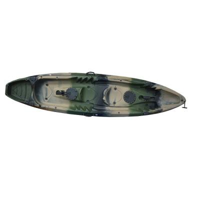 China NO Inflatable Double Seat Sit On Top Paddle Fishing Canoe Kayak Rowing Boats at Woowave for sale