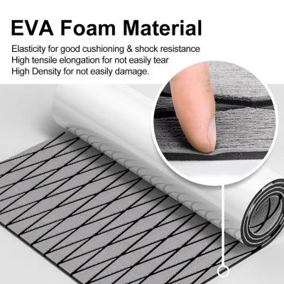 China Customized Non Slip Self Adhesive EVA Foam Mat Sheet for Marine Ship Decking Flooring for sale