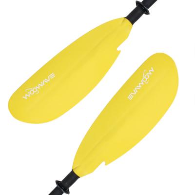 Cina Silk Logo Leggero 2 pezzi Paddle in fibra di carbonio per laghi Fiumi Woowave regolabile in vendita