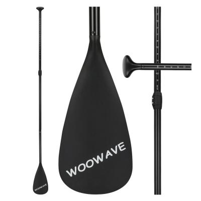 Cina 2.1lbs Woowave 3 pezzi SUP Paddle Board Barca Carbon Fiber Paddle Oar per la pesca Kayak in vendita