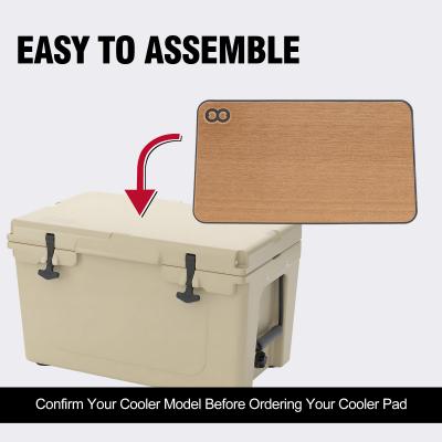 China 24 inch Adhesive Teak Soft Foam EVA Mat for RTIC 45 Cooler Pad Multifunctional Design for sale