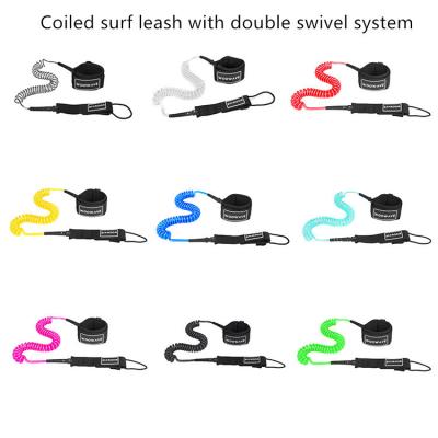 Cina Logo personalizzato Leash avvolto per surfboard Woowave Upgrade Usato per windsurf in vendita