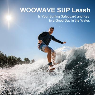 Cina WOOWAVE Surfboard Foot Rope Custom Straight Surf Leash Sup Leg Leash per il surf in vendita