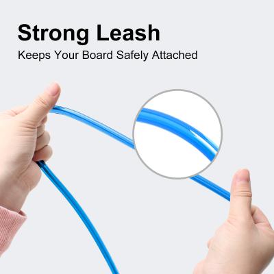 China Surfbanden 7mm 6ft 7ft 9ft 10ft Leg Rope Surfboard Leash met Polstered Wrist Strap Te koop