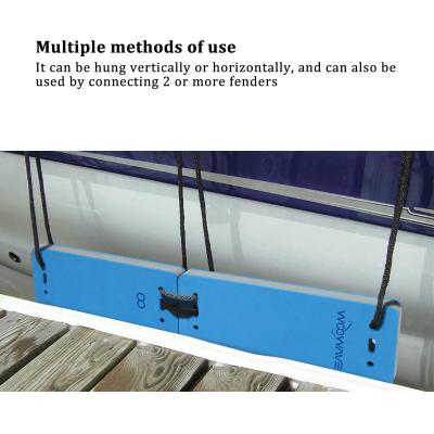 China Secure Your Yacht with Woowave 24 Inch Custom EVA Foam Boat Flat Rubber Marine Fender for sale