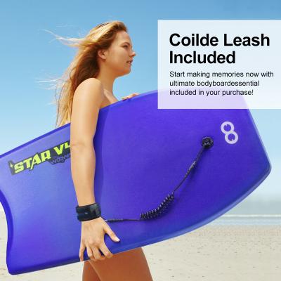 China Kids' 37 Inch Soft Board Surfboard with Leashes and EPS Core Board Weight 1.42lbs for sale
