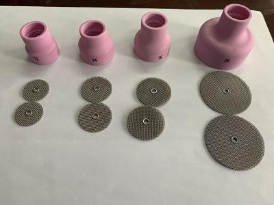 中国 テクニック 溶接網 TIG セラミックカップ 多層SS ワイヤ網 フィルター ディスク スクリーン パック 販売のため