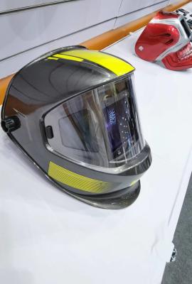 Cina Grande schermo di visualizzazione Energia solare Casco di saldatura auto-oscurante per saldatore TIG MIG Made in vendita