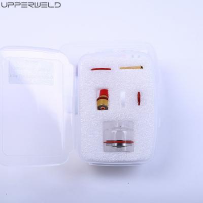 Cina Grandi champagne lucido ugello ceramica Lenti a gas raccogliere per la saldatura Torcia colore rosso in vendita
