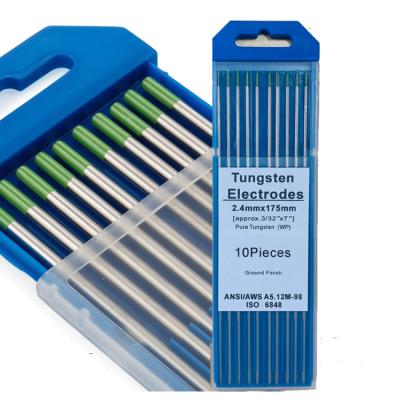 中国 175mm 1.6mm 純ランタン化緑色 タングスタム 熱電極 10個 パッケージ数 販売のため