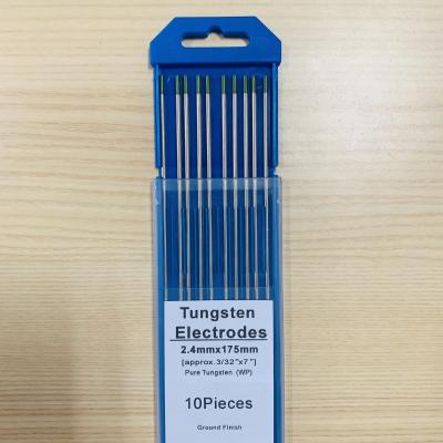 中国 175mm 1.6mm 純ランタン化緑色 タングスタム 熱電極 10個 パッケージ数 販売のため