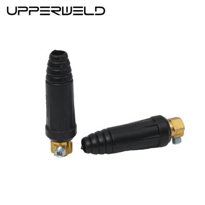 China MIG Torch Accessoires Laskabel Joint Quick Connector 35-50 Mannelijke Kabel Connector Euro Style Te koop