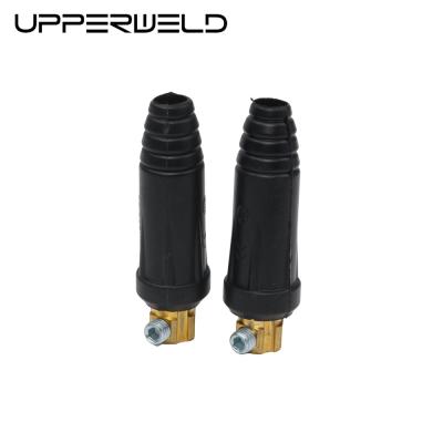 China MIG Torch Accessoires Laskabel Joint Quick Connector 35-50 Mannelijke Kabel Connector Euro Style Te koop