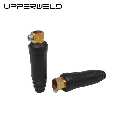 China MIG Torch Accessoires Laskabel Joint Quick Connector 35-50 Mannelijke Kabel Connector Euro Style Te koop