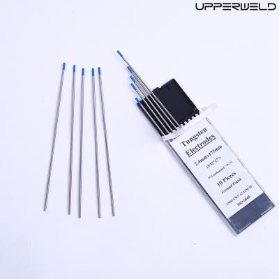 China 2.4mm*175mm Blauw TUNGSTEN Elektroden 10-pack voor DC/AC werkstroom TIG Lassen Te koop