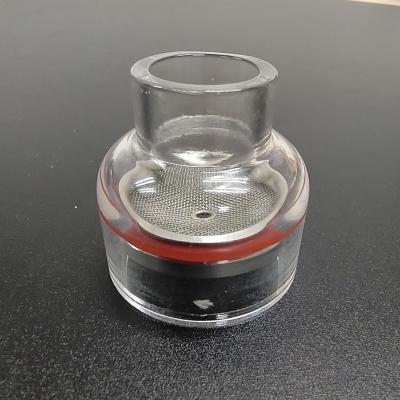 Cina 2.4 mm TIG Saldatura Torcia Stubby Lenti a gas Kit Coppa di vetro per WP-17/18/26 raffreddamento dell'aria in vendita