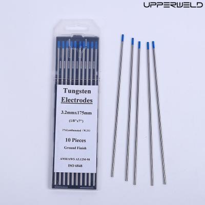 China DC/AC werkstroom WL20 2,4 mm*175 mm Blauwe wolfraamelektroden voor TIG-lassen Te koop