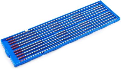 China 10-pakket Rode wolfraamelektroden 2,4 mm*175 mm voor TIG Las Lasstroom 40-230A Te koop
