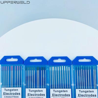 China TIG Lasbronnen 2,4 mm*175 mm Witkop Wolfraamelektroden 0,8% Zirkonium Te koop