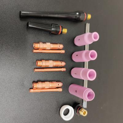 China 18 stuks TIG Accessoires Kit voor Welding Torch WP17/18/26 Series Simple Welding Function Te koop