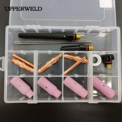 China 18 stuks TIG Accessoires Kit voor Welding Torch WP17/18/26 Series Simple Welding Function Te koop