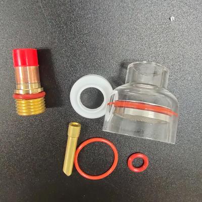 Cina Migliore copertura del gas garantita con accessori TIG Champagne Clear Nozzle Kit 54NQCN in vendita