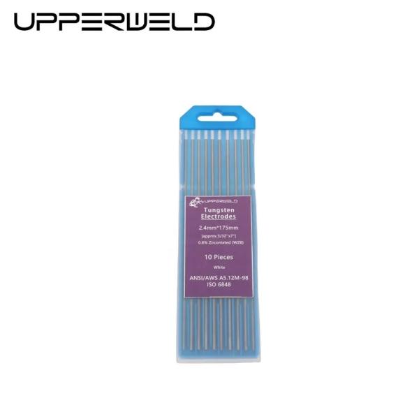 Quality TIG Welding WZ8 Tungsten Electrodes 0.8% Zirconiated White 10-Pack 150/175mm for sale