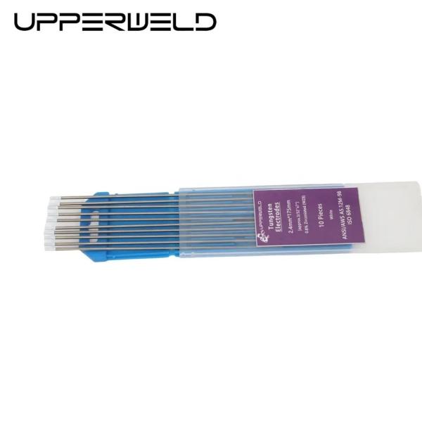 Quality TIG Welding WZ8 Tungsten Electrodes 0.8% Zirconiated White 10-Pack 150/175mm for sale