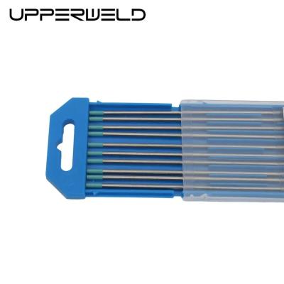 China 175 mm 2,4 mm TIG Laselektroden Composit Tri-mix Turquoise Ws2 10-Pack voor Lassen Te koop