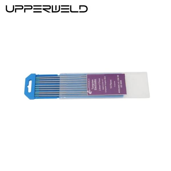 Quality 175mm 2.4mm TIG Welding Electrodes Composite Tri-mix Turquoise Ws2 10-Pack for for sale