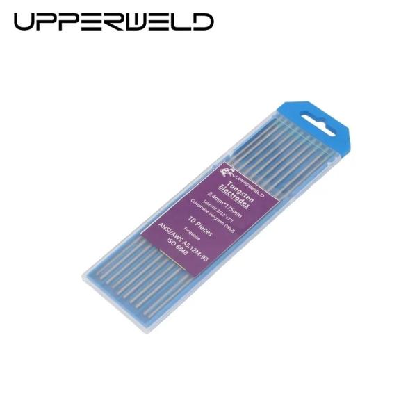 Quality 175mm 2.4mm TIG Welding Electrodes Composite Tri-mix Turquoise Ws2 10-Pack for for sale