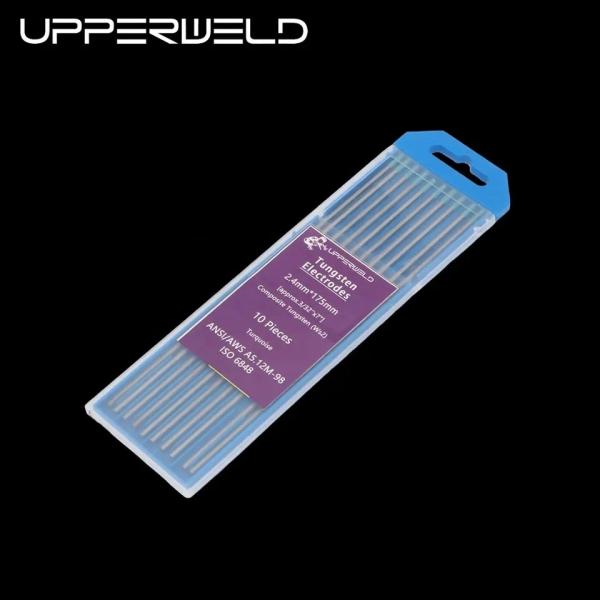 Quality 175mm 2.4mm TIG Welding Electrodes Composite Tri-mix Turquoise Ws2 10-Pack for for sale