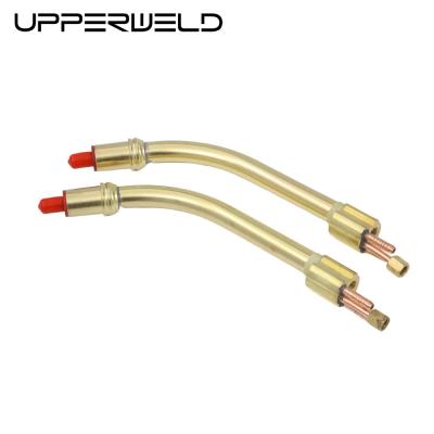 China 150 ampere MIG Torch 501D Swan Neck Welding Machine Gun Consumables met Messing Nozzle 10PCS Te koop