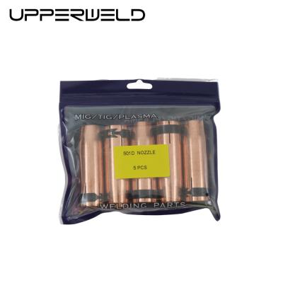 China Nozzle de solda a gás MIG MAG resfriado a ar com ponta de contato do difusor de gás comprimento 75.96mm à venda