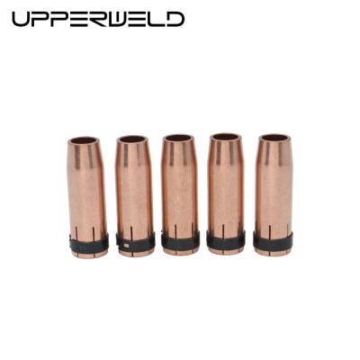China Nozzle de solda a gás MIG MAG resfriado a ar com ponta de contato do difusor de gás comprimento 75.96mm à venda