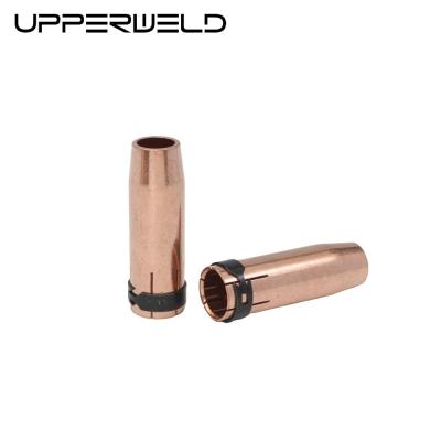 China Nozzle de solda a gás MIG MAG resfriado a ar com ponta de contato do difusor de gás comprimento 75.96mm à venda