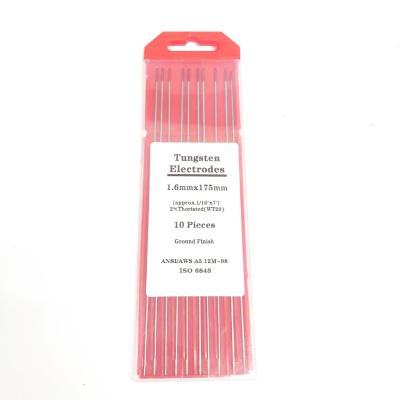 中国 溶接棒 赤端 2.4mm*175mm TIG 溶接電流40-230Aのための溶接アクセサリー 販売のため