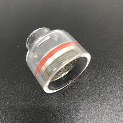 Cina WP-9/20 Kit di ugelli di quarzo trasparente di grande dimensione per accessori di saldatura a tig di 2,4 mm in vendita