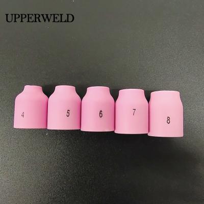 Cina Lenti a gas TIG di grandi dimensioni Coppe in ceramica con ugello di alluminio per WP 9 17 20 18 26 Torcia di saldatura TIG in vendita